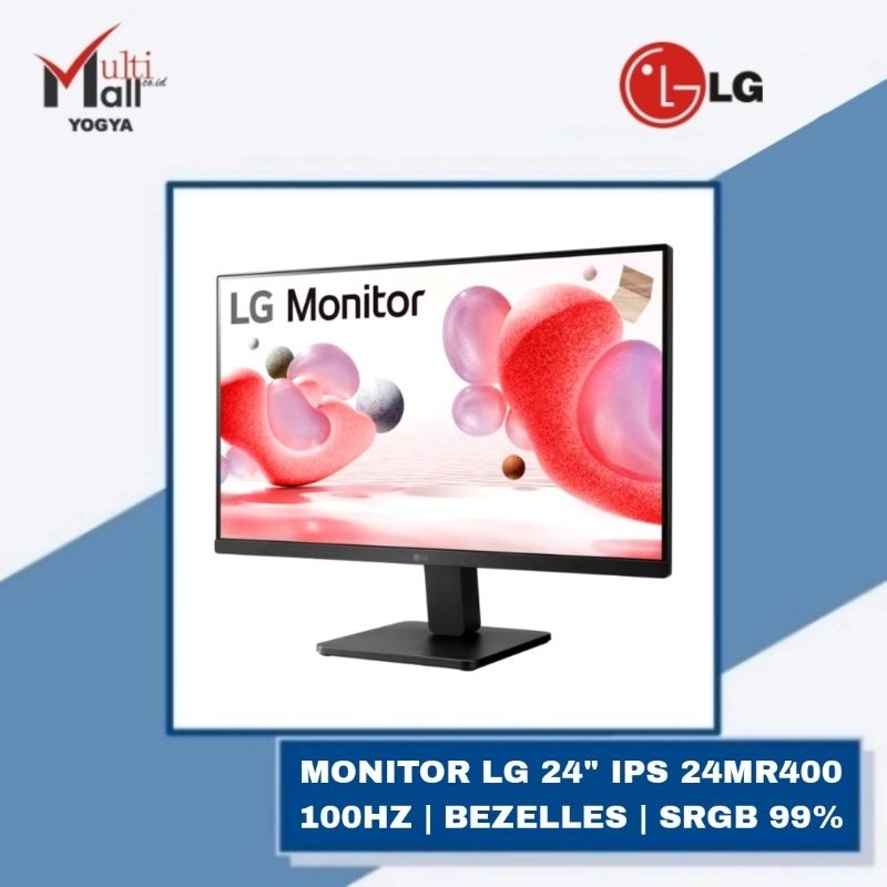 Jual LG Monitor 24MR400 IPS 100Hz Bezelles Full HD LED 24" Home, Office ...