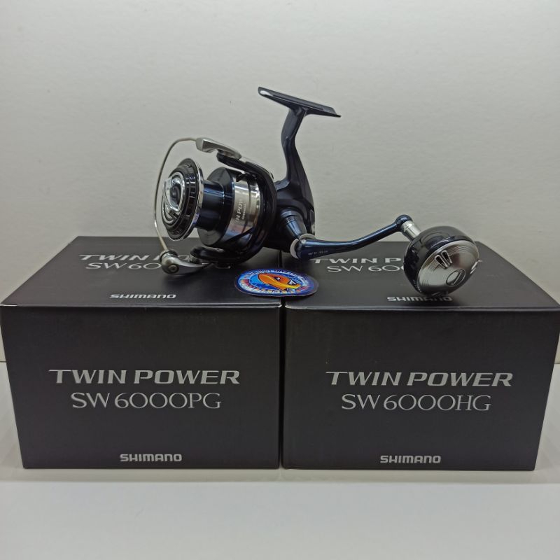 Jual Reel Shimano Twin Power SW 6000 HG PG Model 2021 | Shopee Indonesia