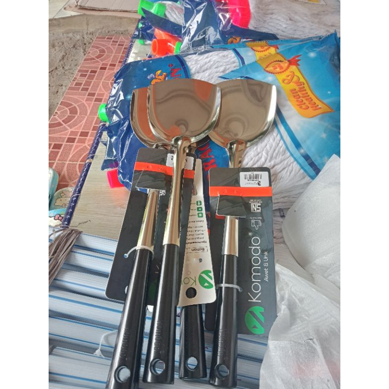 Jual SPATULA BESI TEBAL/ SPATULA STAINLESS TEBAL/ KODEK STAINLESS ...