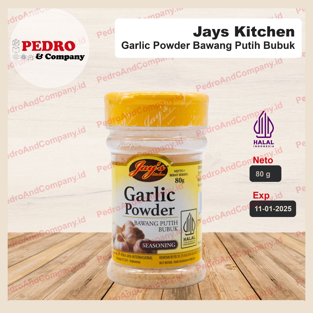 Jual Jay’s Kitchen - Garlic powder/ bawang putih bubuk (80 gr) | Shopee ...