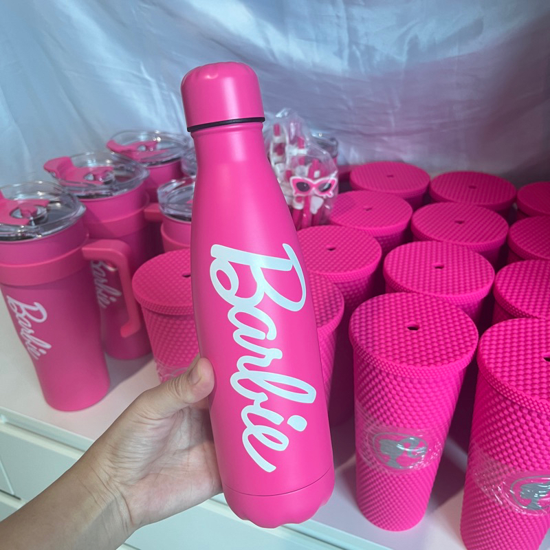 Jual Miniso x Barbie Tumbler Tumblr Botol Minum Pink by findantings ...