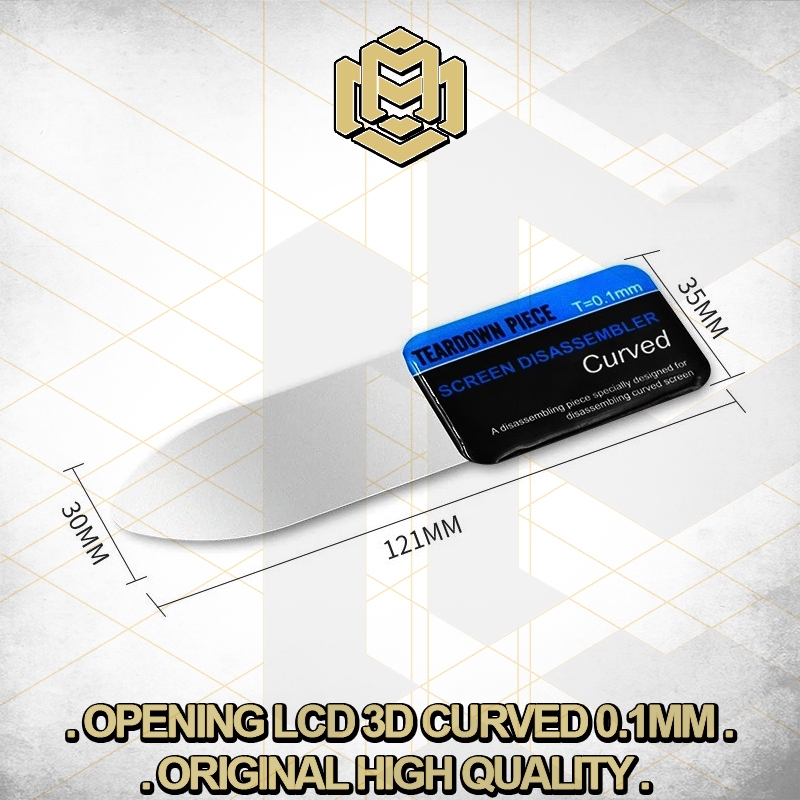 Jual Opening Lcd 3D Curved 0.1mm / Alat Pembuka LCD / Opening Tools LCD ...