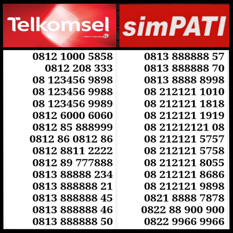 Jual kartu perdana simpati super support 4G & 5G | Shopee Indonesia
