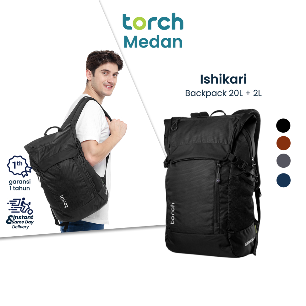 Jual TORCH Jogja Ishikari Tas Ransel Mudik Punggung Sekolah Kerja ...