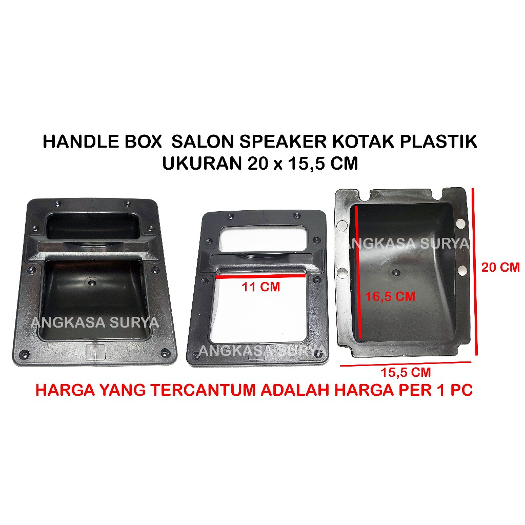Jual Handle Salon Speaker Plastik Ukuran 20 x 15,5cm / Handel Box ...
