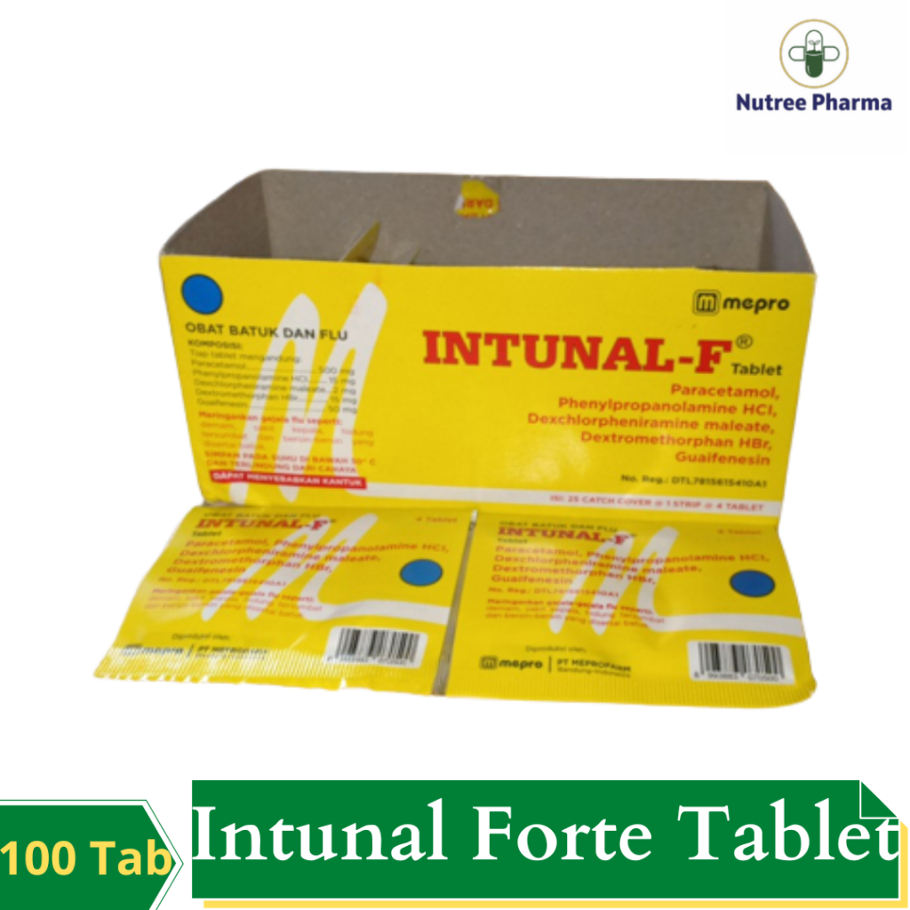 Jual INTUNAL FORTE BOX ISI 100 TABLET | Shopee Indonesia