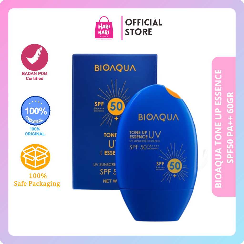 Jual BIOAQUA TONE UP ESSENCE SPF50 PA++ 60GR | Shopee Indonesia