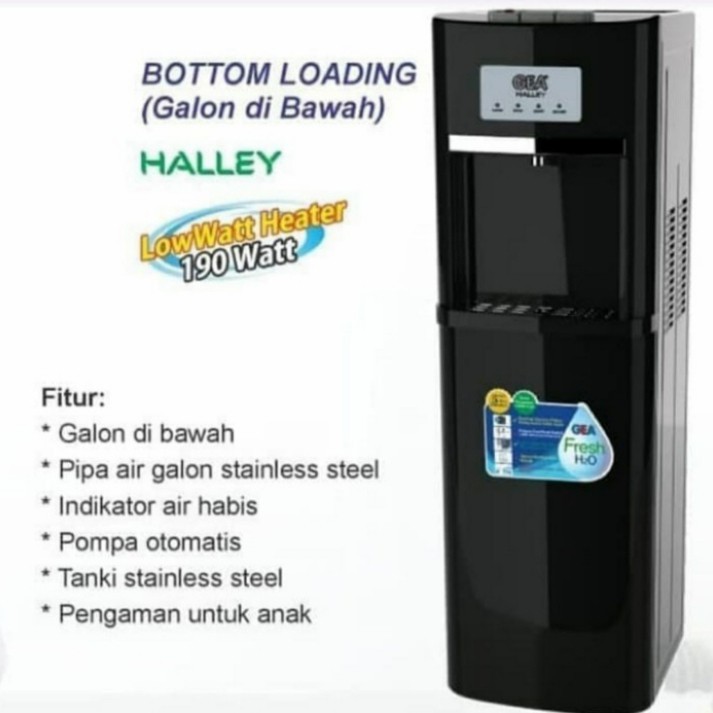 Jual GEA HALLEY Dispenser Galon Bawah GARANSI RESMI | Shopee Indonesia