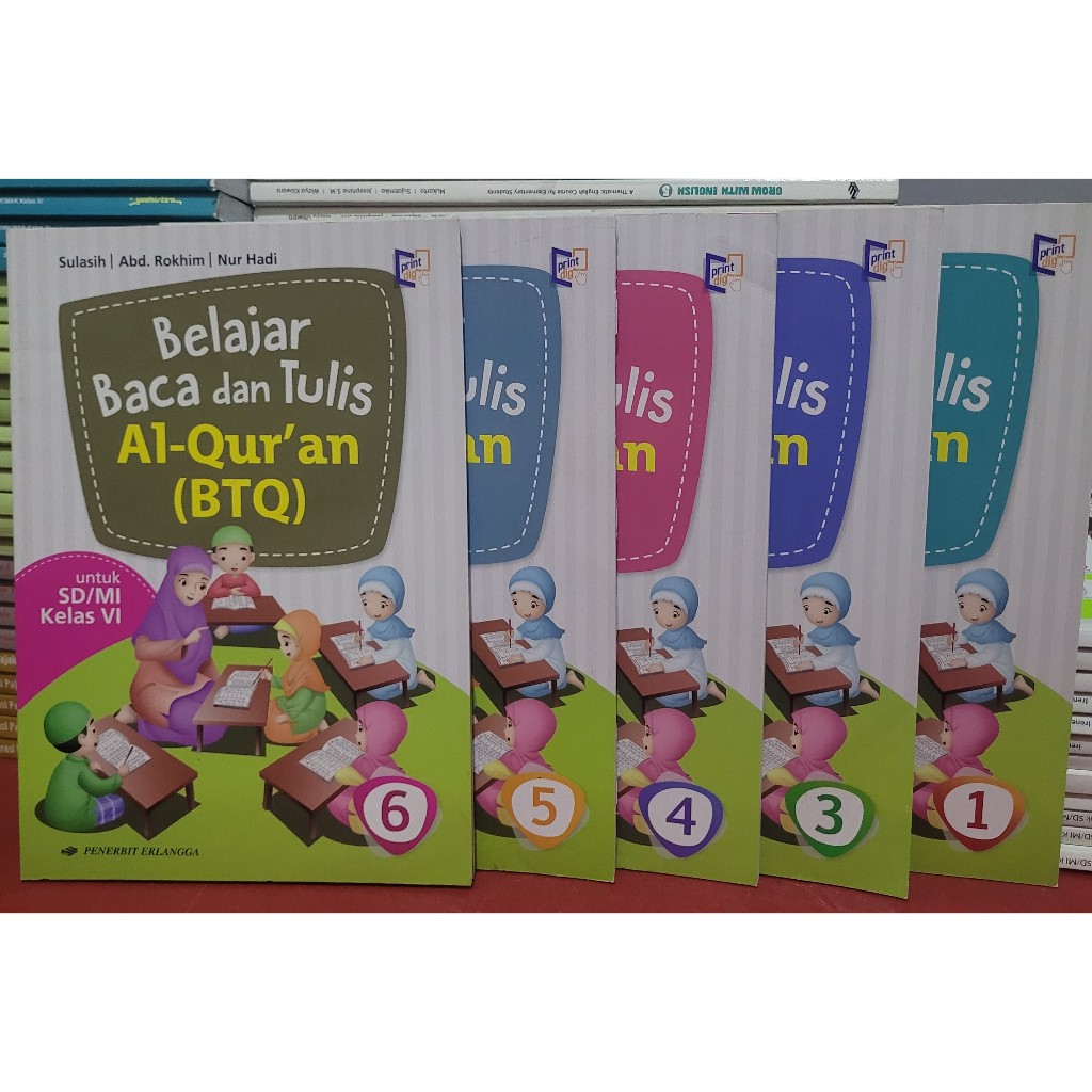 Jual Buku Bekas Mulus Erlangga Belajar Baca Dan Tulis Al Quran Btq