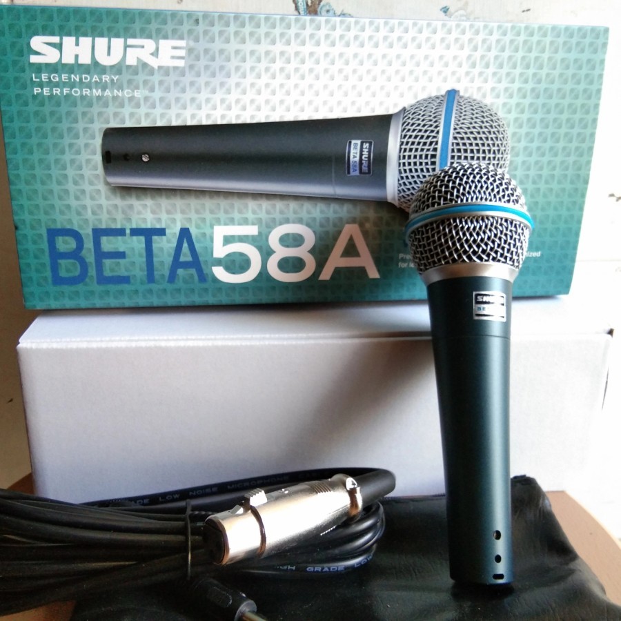 Jual Mic kabel Shure Beta 58A / BETA58A / BETA 58 A GRADE A | Shopee Indonesia
