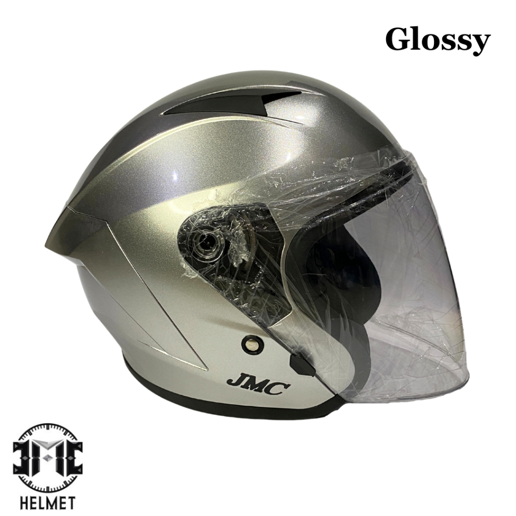 Jual JMC Helmet Half Face Premium Edition Metalic Colour Pria/Wanita ...