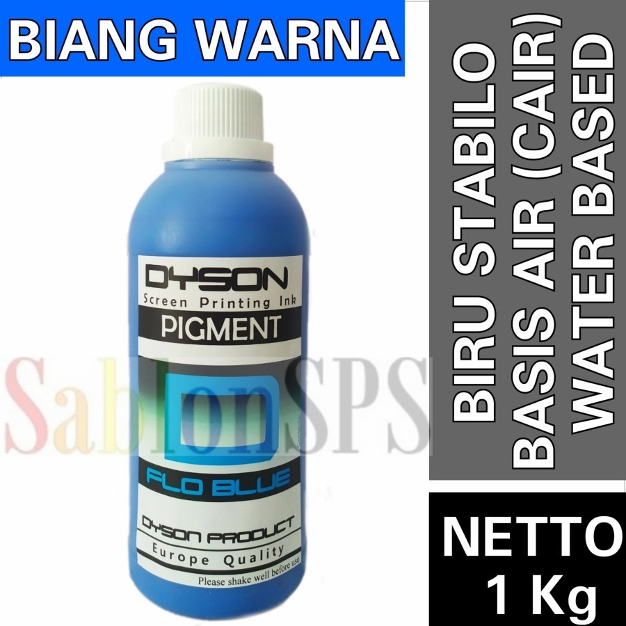 Jual BIANG WARNA DYSON BIRU STABILO PIGMENT FLO BLUE 1KG | Shopee Indonesia