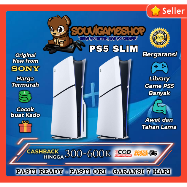 Jual PROMO!! Sony PS5 Console Slim Model PS 5 Playstation 5 Console ...