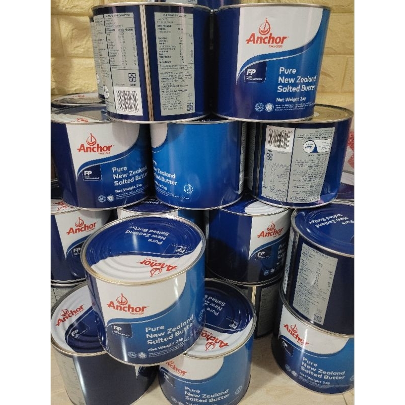 Jual anchor salted butter 2kg / anchor golden fern 2kg / anchor salted ...