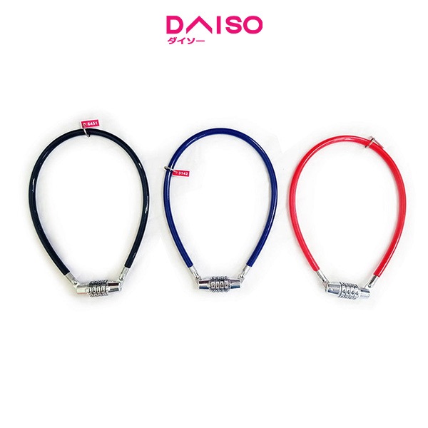 Jual Daiso Cable Lock -Combination Lock - 45cm -Straight- | Shopee ...