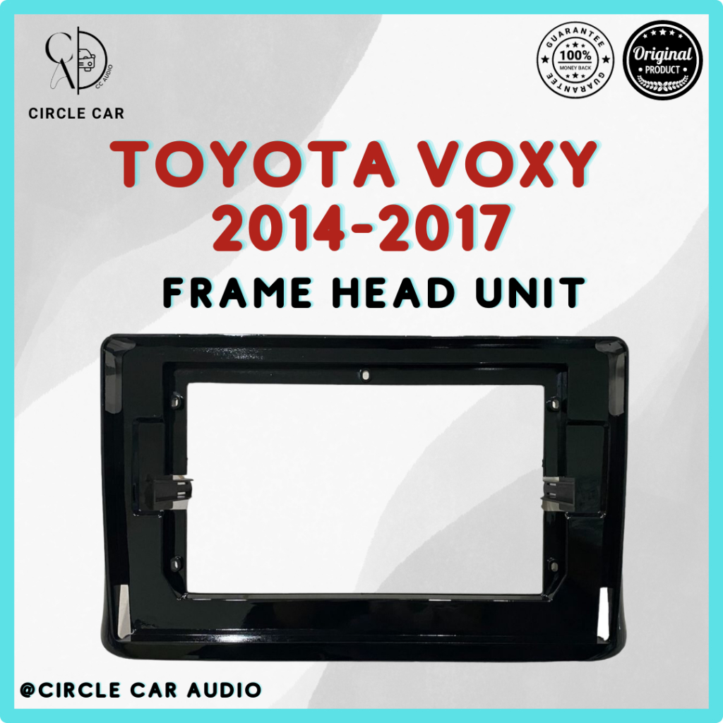 Jual FRAME HEAD UNIT VOXY 10 INCH 2014-2017 / PANEL TOYOTA VOXY 10 INCH ...
