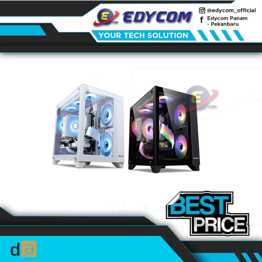 Jual Case Digital Alliance DA N30S Tempered Glass Mid-Tower Gaming Case ...