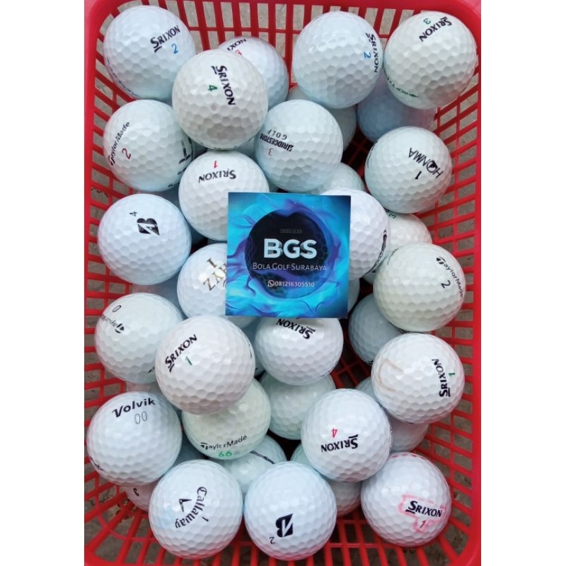 Jual Bola Golf Second Merek Campur grade B (isi 10pcs) | Shopee Indonesia