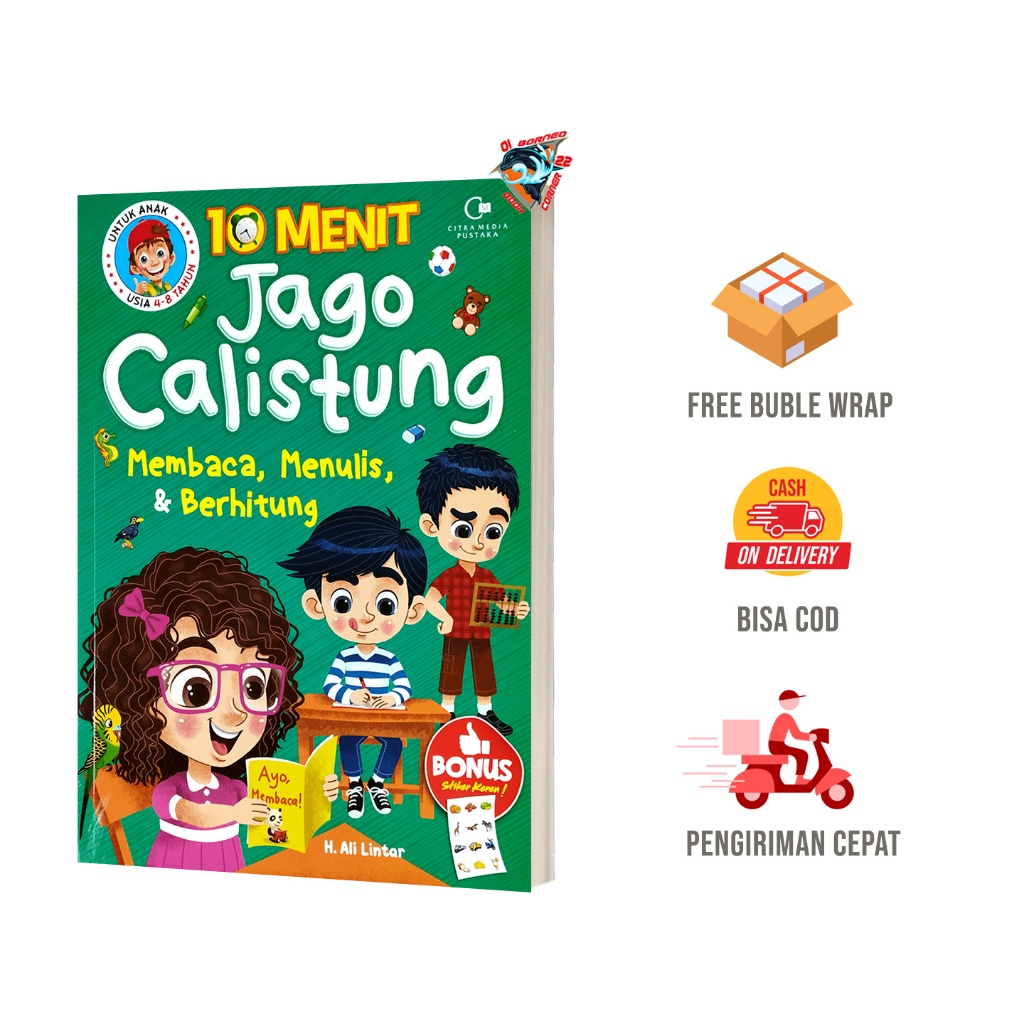 Jual Buku Anak : 10 Menit Jago Calistung Membaca, Menulis & Berhitung | Shopee Indonesia