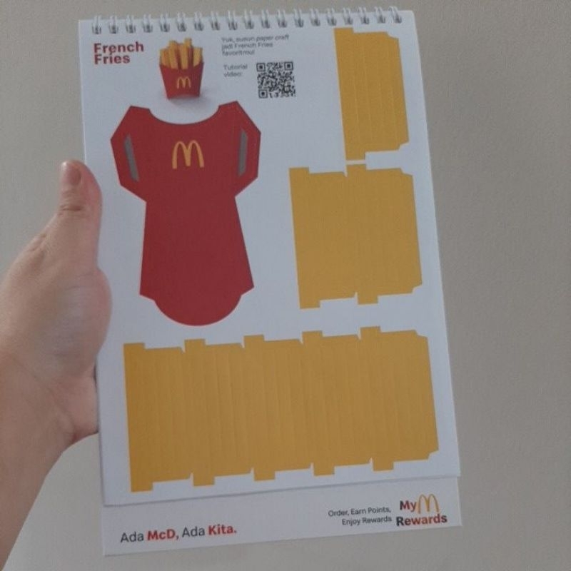 Jual kertas aktivitas anak Mcd aktivitas menggunting menempel anak ...