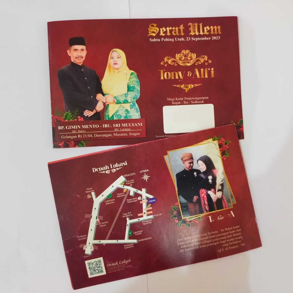 Jual Undangan Nikah Undangan Pernikahan Undangan Tasyakuran Undangan ...