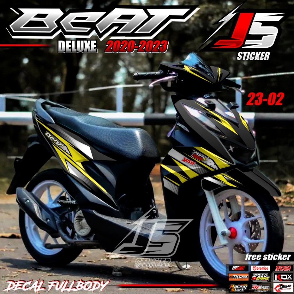 Jual (COD) TERBARU Decal Sticker Beat DELUXE STREET 2020 2021 2022 2023 ...