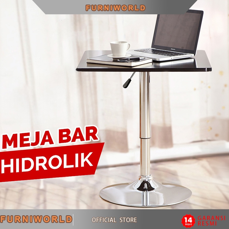 Jual Meja Bar Hidrolik Meja Minibar Meja Cafe Minimalis / Meja Makan UK ...