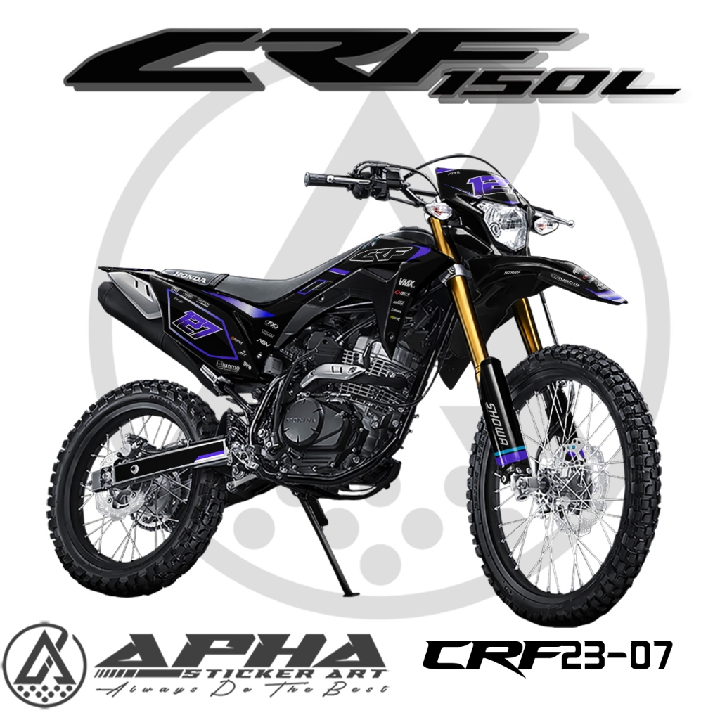 Jual STICKER DECAL CRF 150 L FULL BODY | STIKER SUPERMOTO | DECAL CRF ...