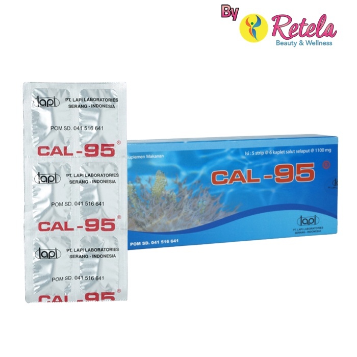 Jual Cal-95 1 Strip 6 Caplet | Shopee Indonesia