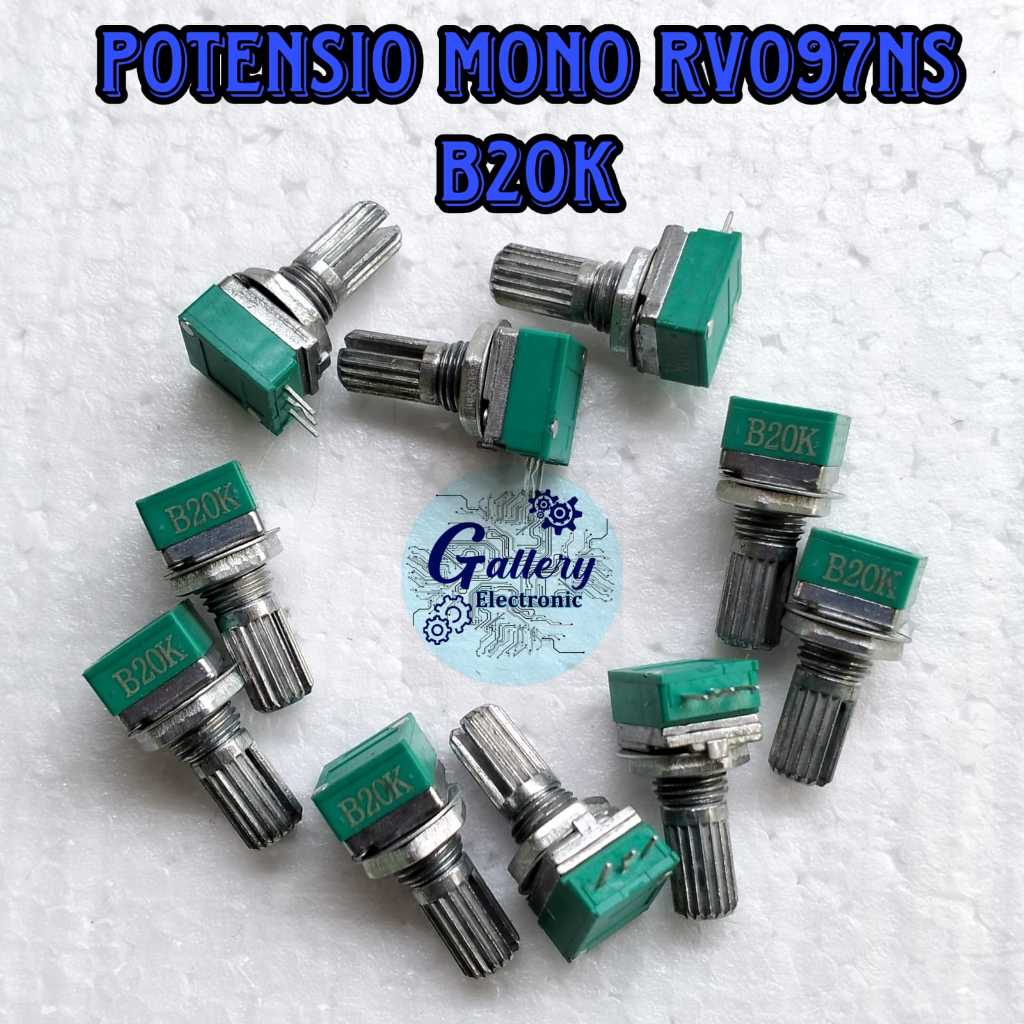 Jual Potensio RV097 RK097ns Mono 3 Kaki / 3 Pin Potentiometer Original ...
