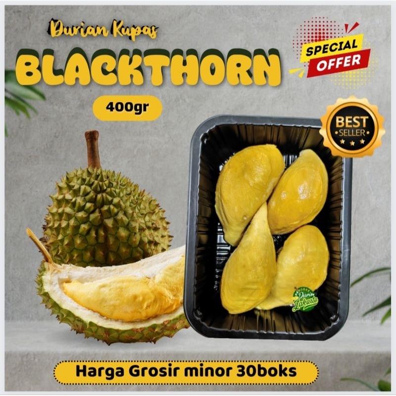 Jual Durian Black Thorn asli malaysia 400gr | Shopee Indonesia
