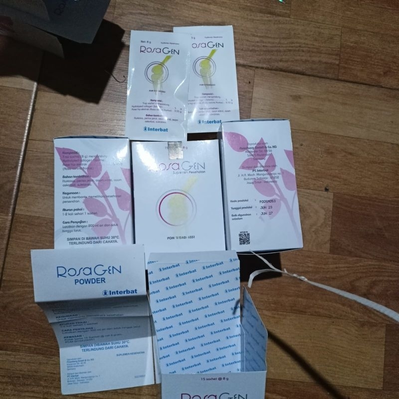 Jual Rosagen Force Suplemen Sendi Otot Dan Tulang Isi 15 Sachet ...