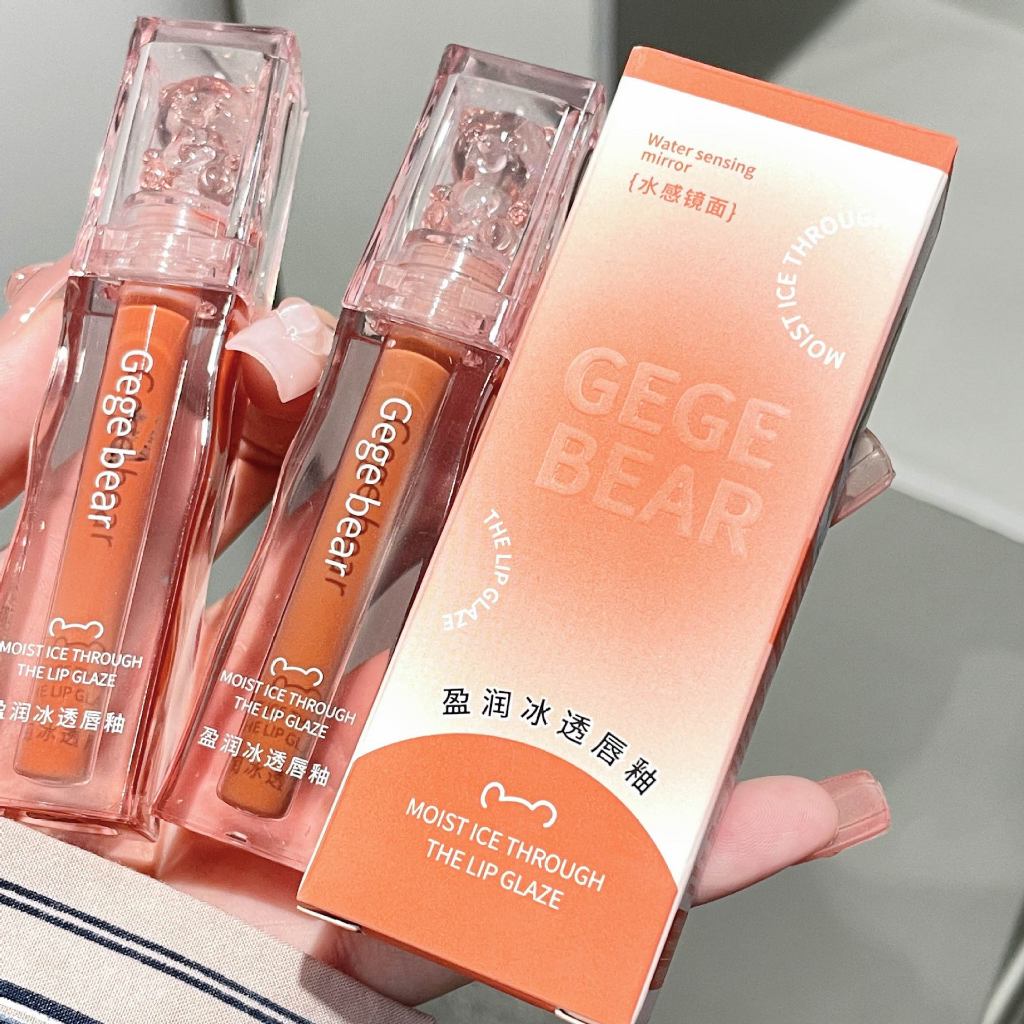 Jual GEGE BEAR LipGloss Korean Lip Gloss Water Lipcream liptint lip ...