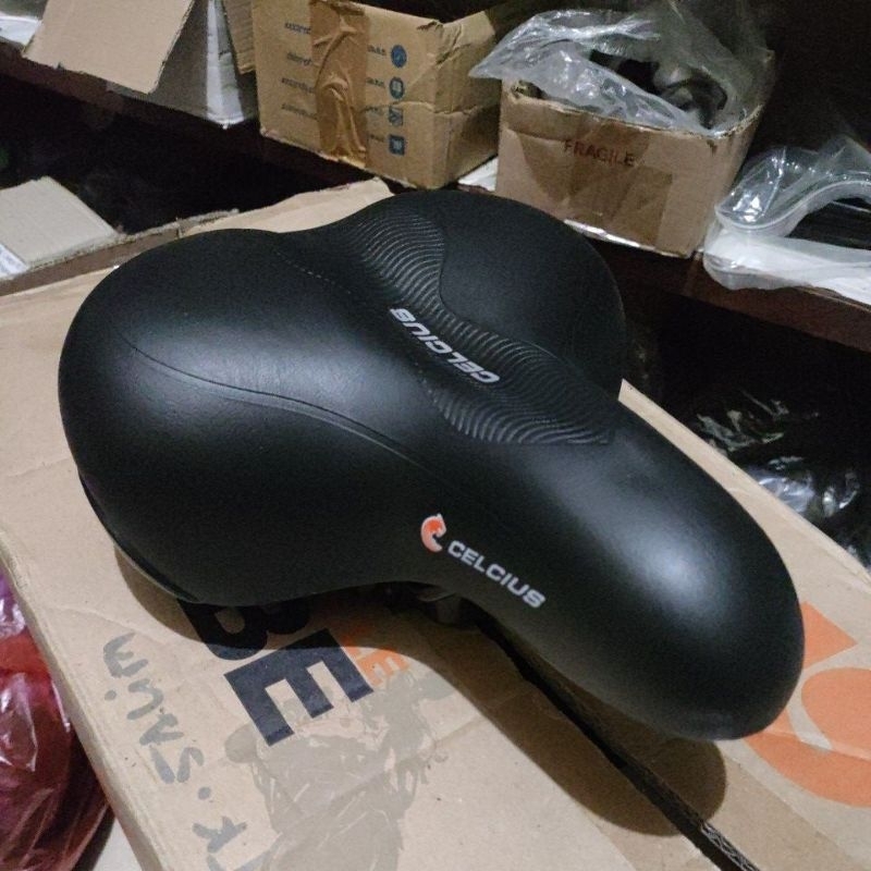 Jual Sadel sepeda mini sera sadle per besar empuk + reflektor sadel jok ...