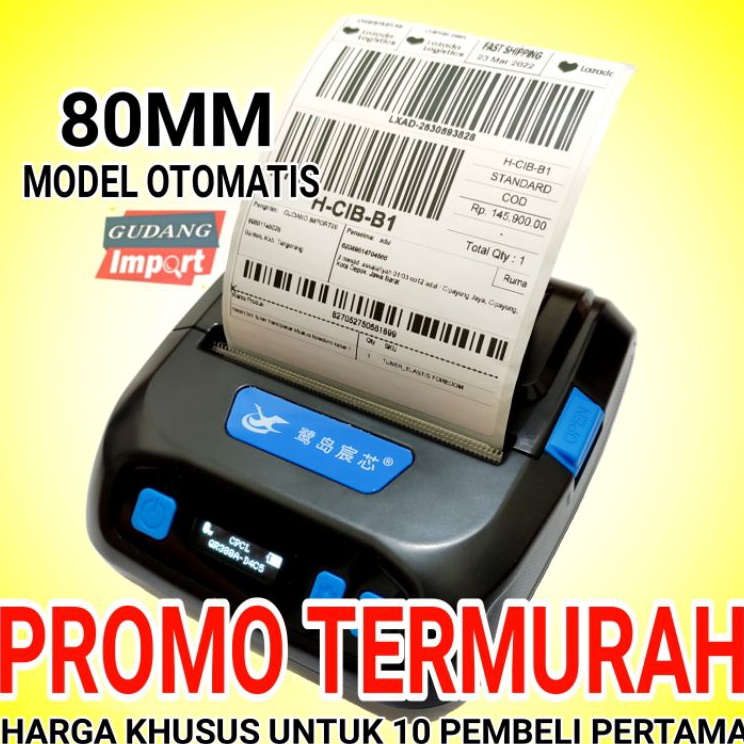 Jual Harga Murah PRINTER BLUETOOTH THERMAL 80MM CETAK RESI NOTA ...