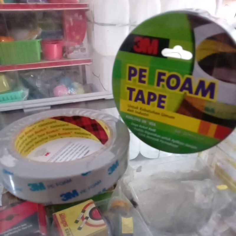 Jual PE Foam tape/Isolasi busa timbal balik 3M | Shopee Indonesia