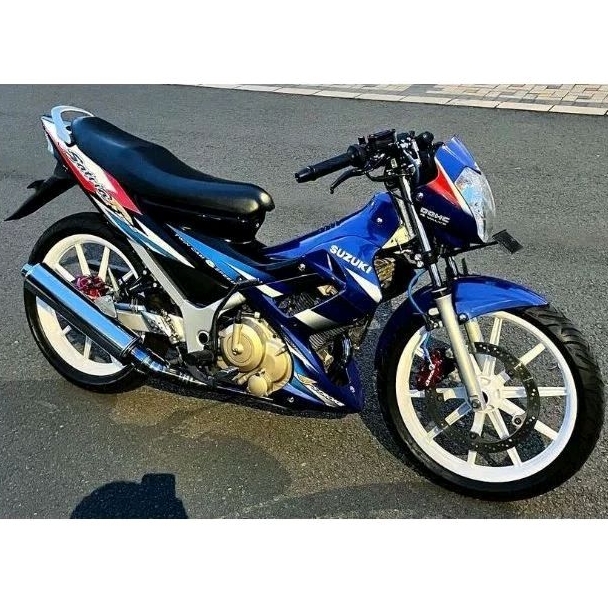Jual stripping lis sticker standar ori suzuki satria F 150 Thailand ...