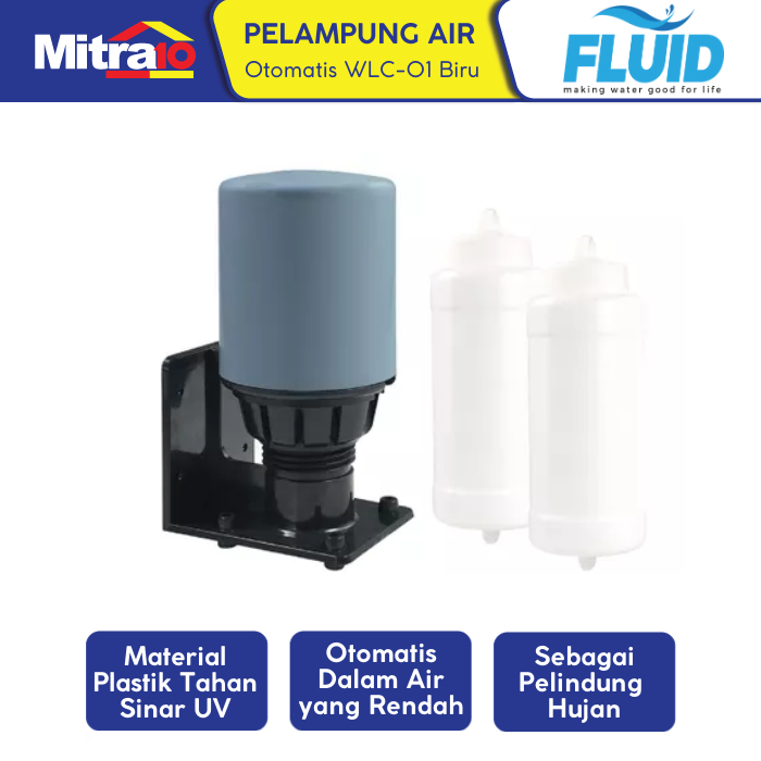 Jual Fluid Pelampung Air Radar Otomatis WLC-01 Biru | Shopee Indonesia