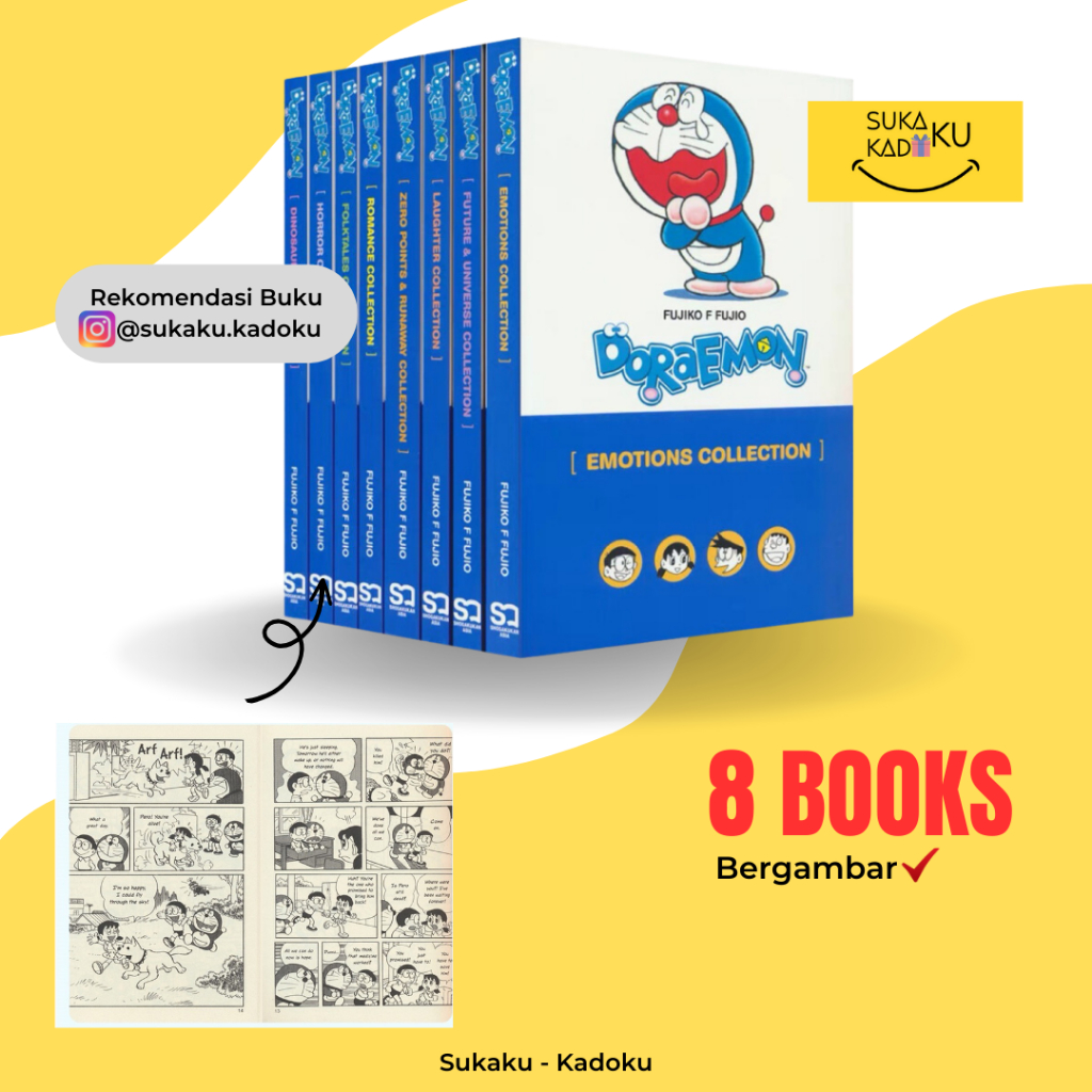 Jual Doraemon Emotions Collection Books Set Comic Buku Komik Anak ...