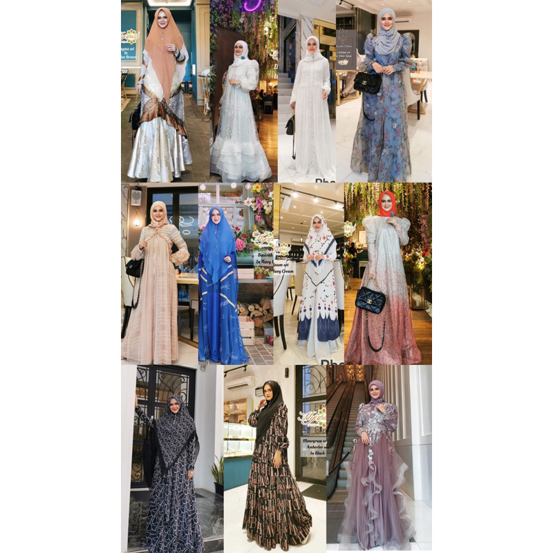 Jual SANIA MONOGRAM SERIES AMBERLEE ANUM BASIRAH KHADEJA FAYEZ SAYMA ...