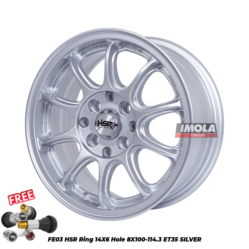 Jual Velg Mobil Ring 14 HSR FE03 Velg R14 Original Ayla Agya Calya Sigra Karimun Xenia Kijang ...