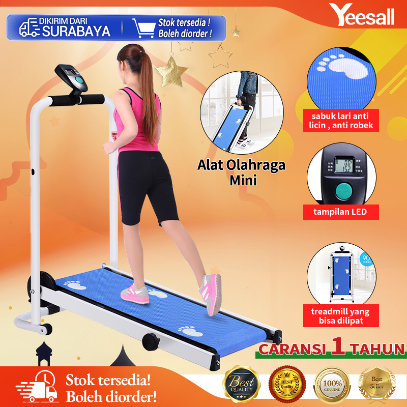 Jual 【Ready Saham + COD】 Treadmill mini Hemat/Treadmill Tanpa Suara ...