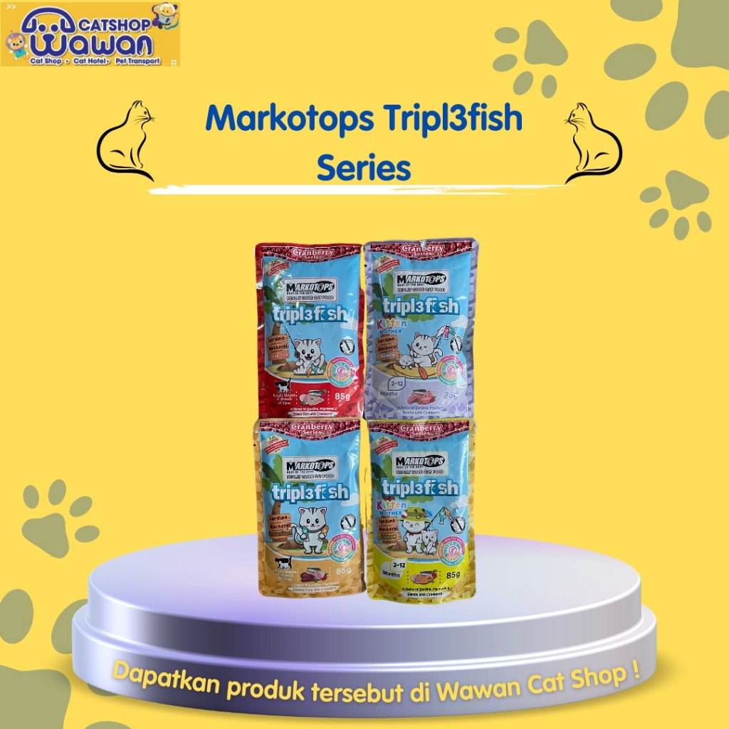 Jual MARKOTOP TRIPLE FISH POUCH 85 gr | Shopee Indonesia