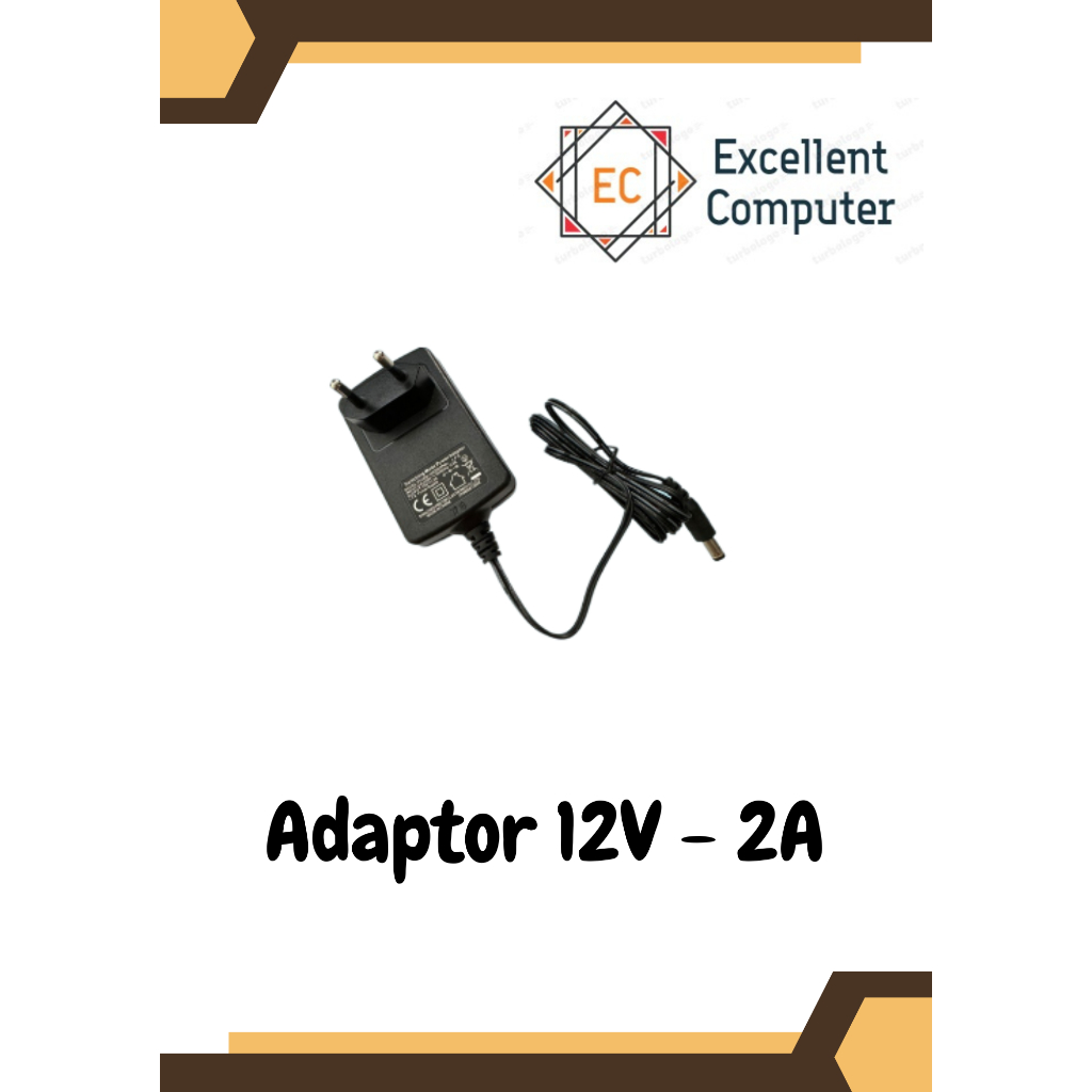 Jual Adaptor 12V 2A New. Untuk CCTV-Router-Modem Dan lainya | Shopee ...