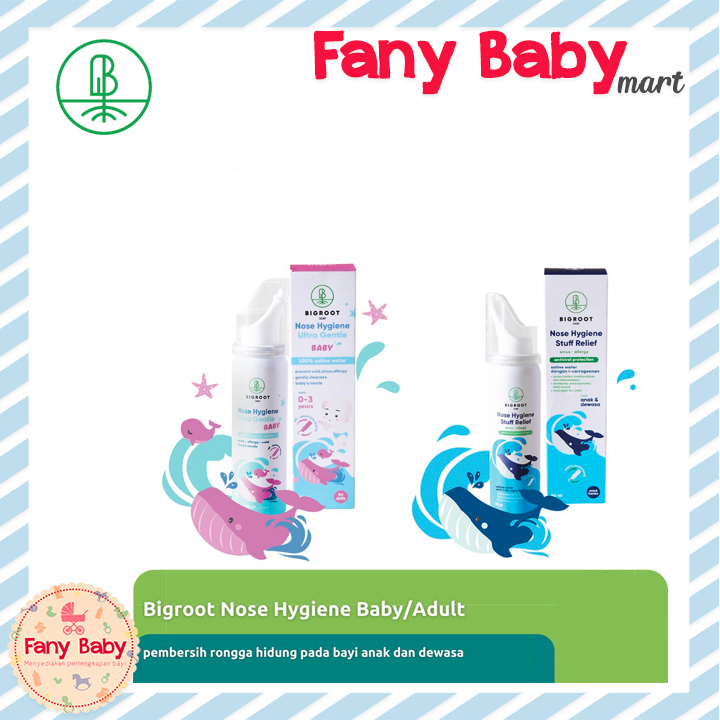Jual BIGROOT CARE NOSE HYGIENE ULTRA GENTLE BABY & STUFF RELIEF 50ML ...