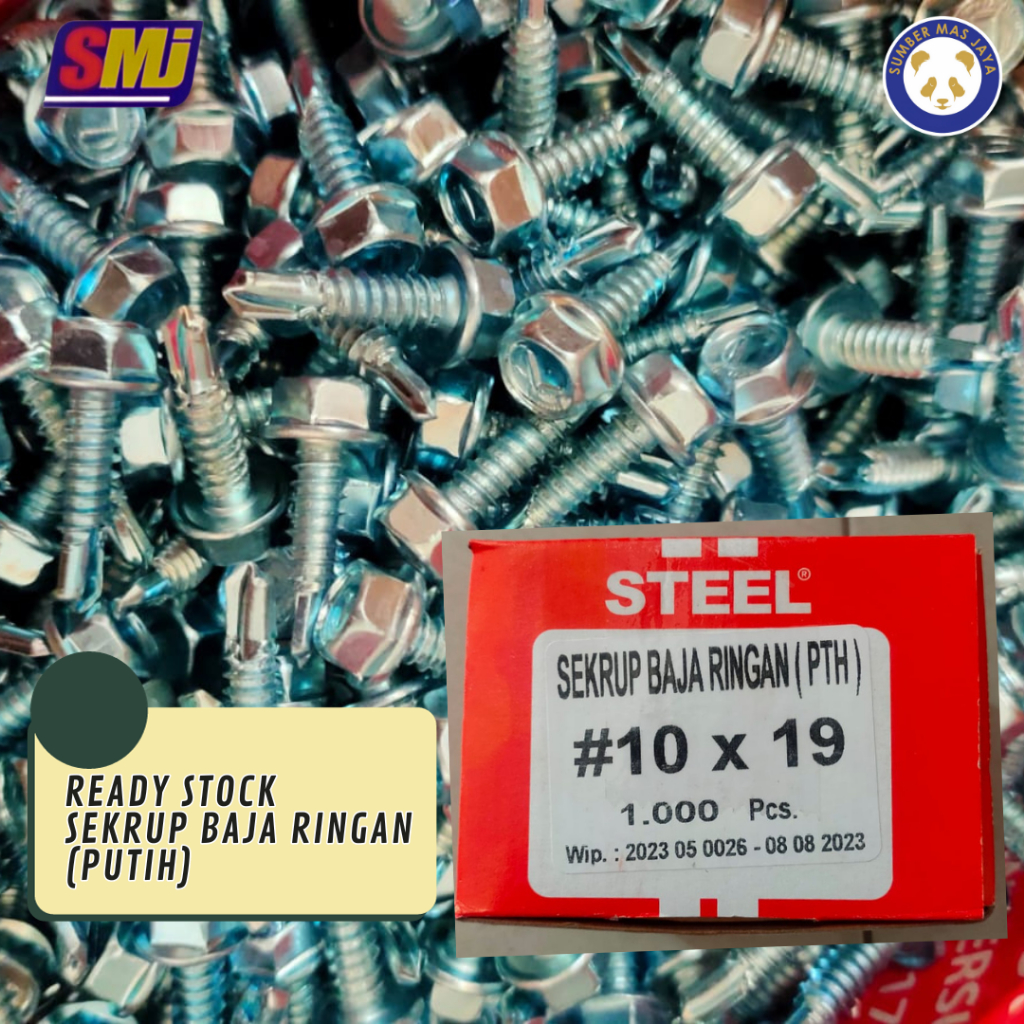 Jual (100 pcs) SEKRUP BAJA RINGAN 10 X 19/ 12x40 / 12x20 | Shopee Indonesia