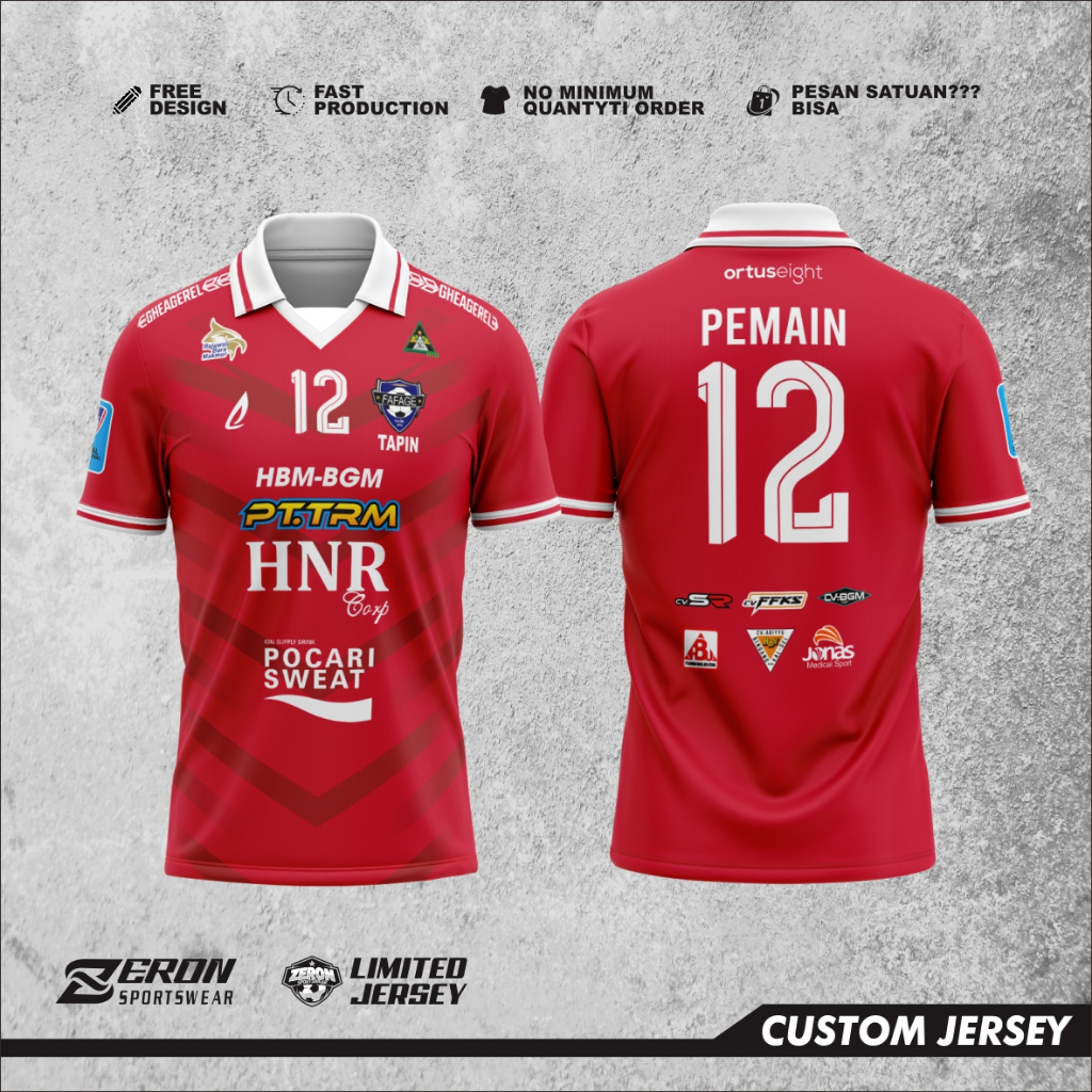 Jual JERSEY FUTSAL FAFAGE BANUA AWAY 2023/24, GRATIS NAMA FULL PRINTING ...