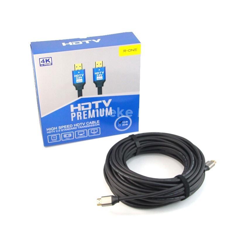 Jual KABEL HDMI R-ONE PREMIUM 4K PANJANG 15 METER MERK R-ONE | Shopee ...