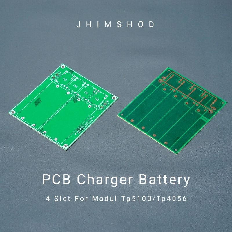 Jual Pcb Charger battery 4 slot tp5100, tp4056 | Shopee Indonesia