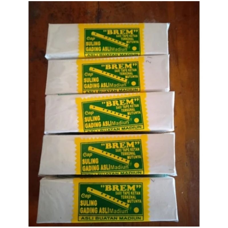 Jual Oleh Oleh Khas Madiun Brem Suling Gading (Kemasan Polos) | Shopee ...